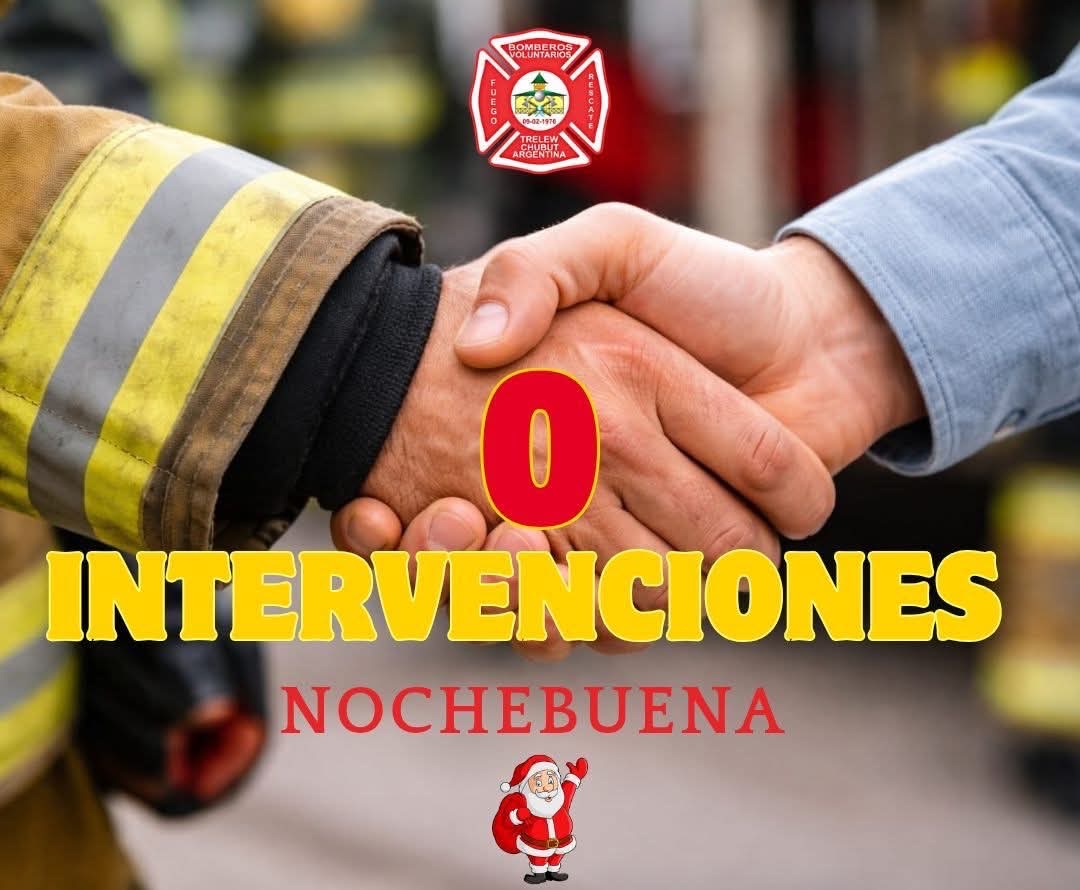 TRELEW VIVIÓ UNA NOCHE NAVIDEÑA EN PAZ Y SIN INCIDENTES